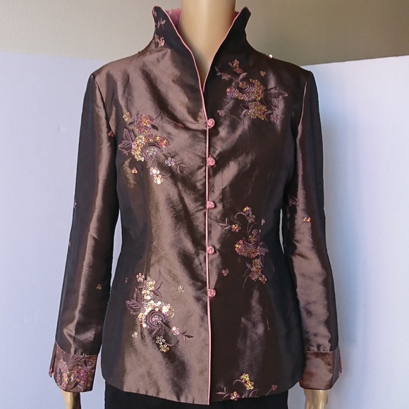Eastern Treasure | Jackets & Coats | Asian Style Jacket Sequin ...